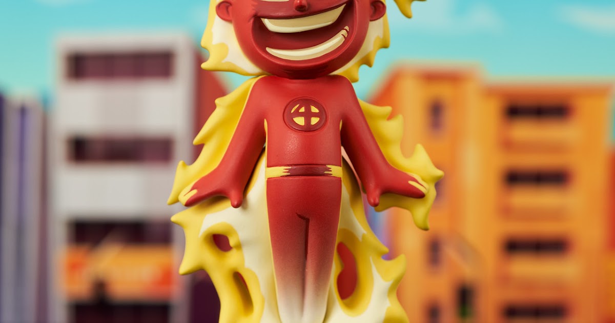 The Blot Says Fantastic Four Human Torch Animated Marvel Mini